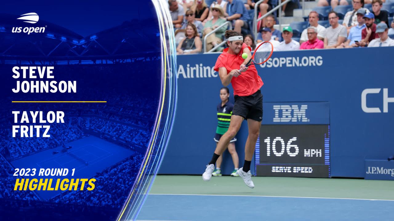Best photos from Taylor Fritz vs. Steve Johnson, Round 1 of the 2023 US ...
