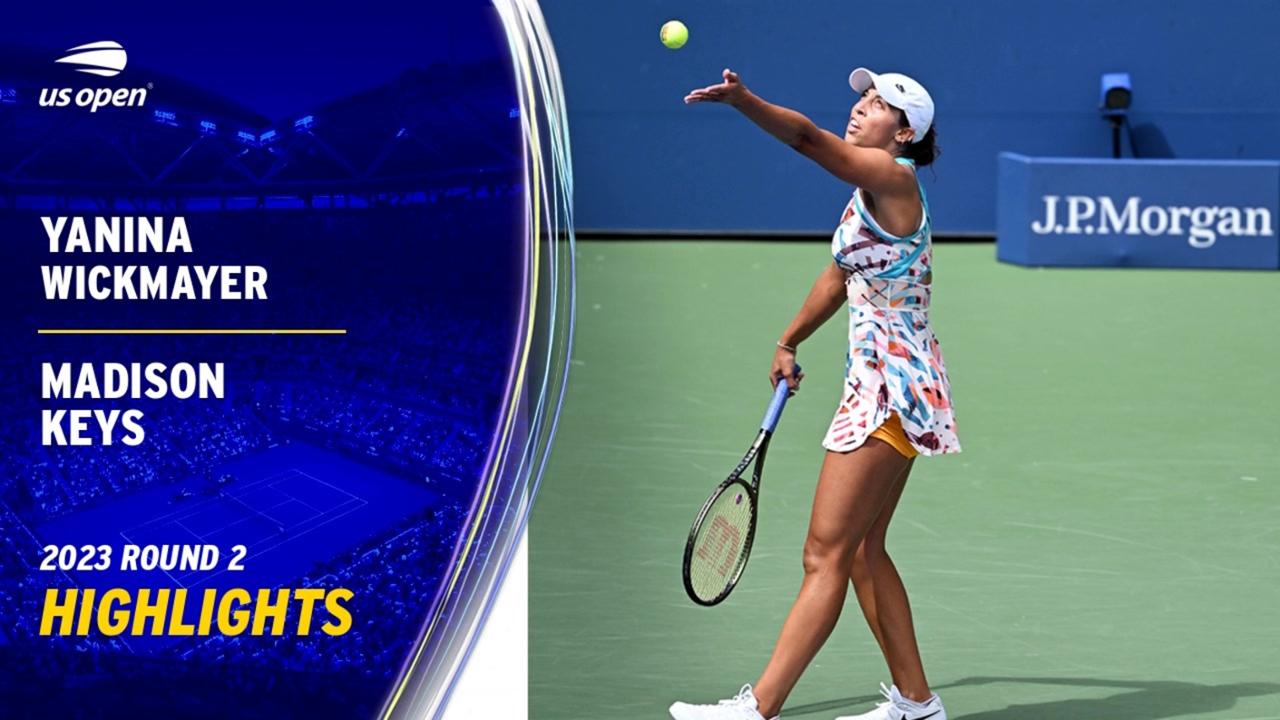 Wickmayer vs Keys Highlights | Round 2 - US Open Highlights & Features ...