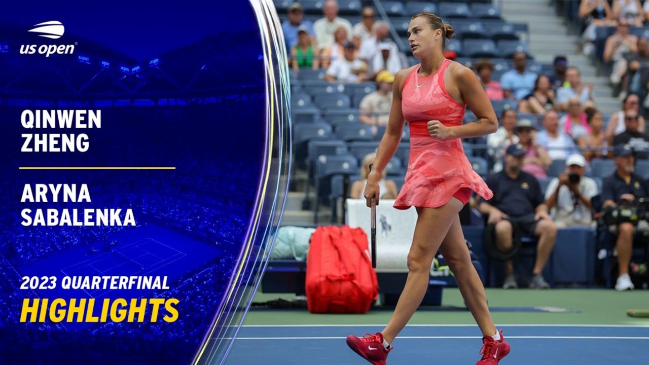 Best photos of Aryna Sabalenka vs. Zheng Qinwen, QF at the 2023 US Open - Official Site of the ...
