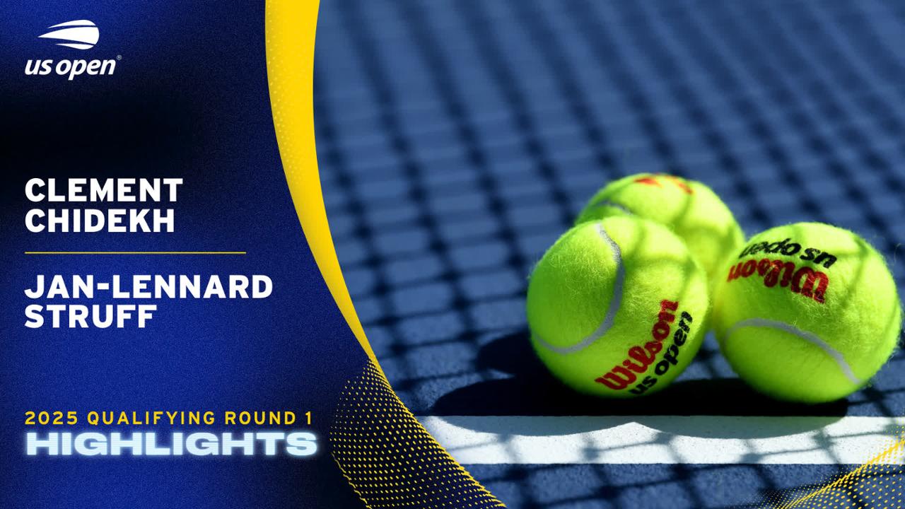 Chidekh vs. Struff Qualifying Round 1 - US Open Highlights & Features ...