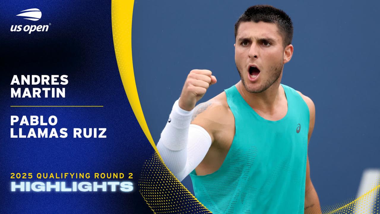 Martin vs. Llamas Ruiz, Qualifying Round 2 - US Open Highlights ...