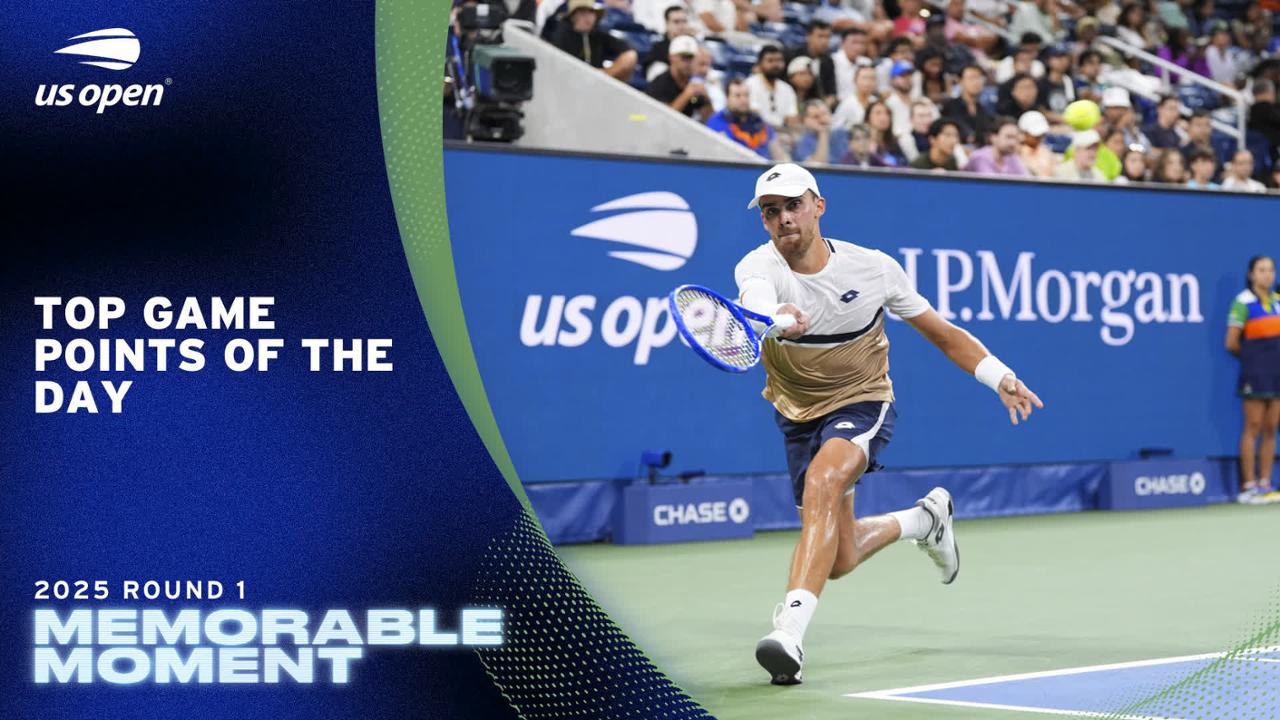 Top Game Points of the Day, Round 1 - US Open Highlights & Features ...