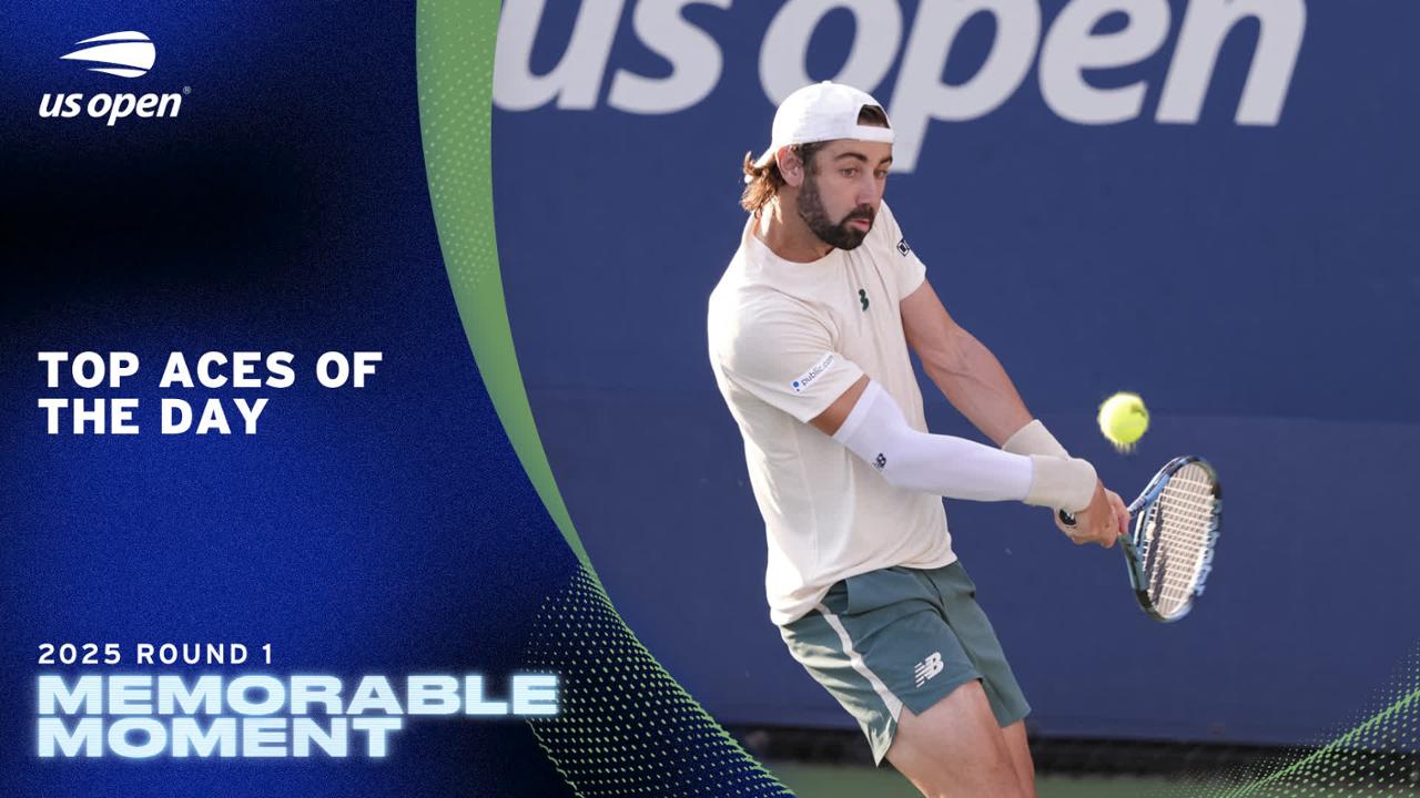 Top Aces of the Day, Round 1 - US Open Highlights & Features | Official ...