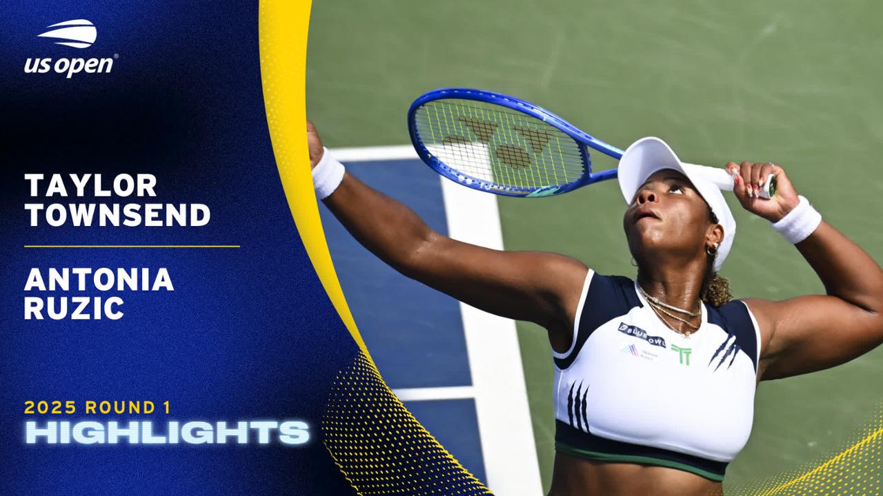 Townsend vs. Ruzic, Round 1 - US Open Highlights & Features | Official ...
