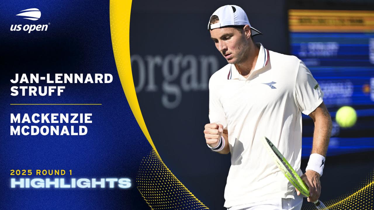 Struff vs. McDonald, Round 1 - US Open Highlights & Features | Official ...