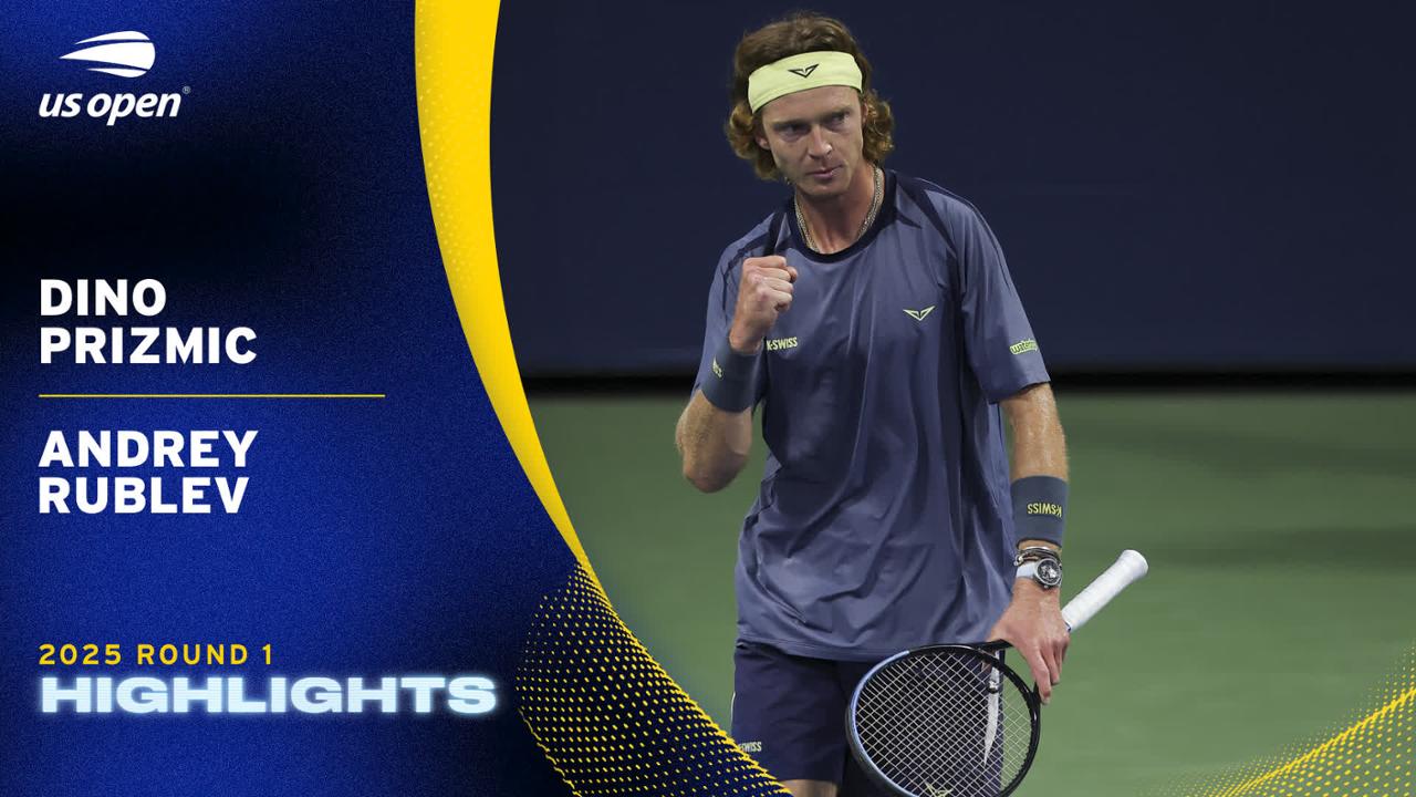Prizmic vs. Rublev, Round 1 - US Open Highlights & Features | Official ...