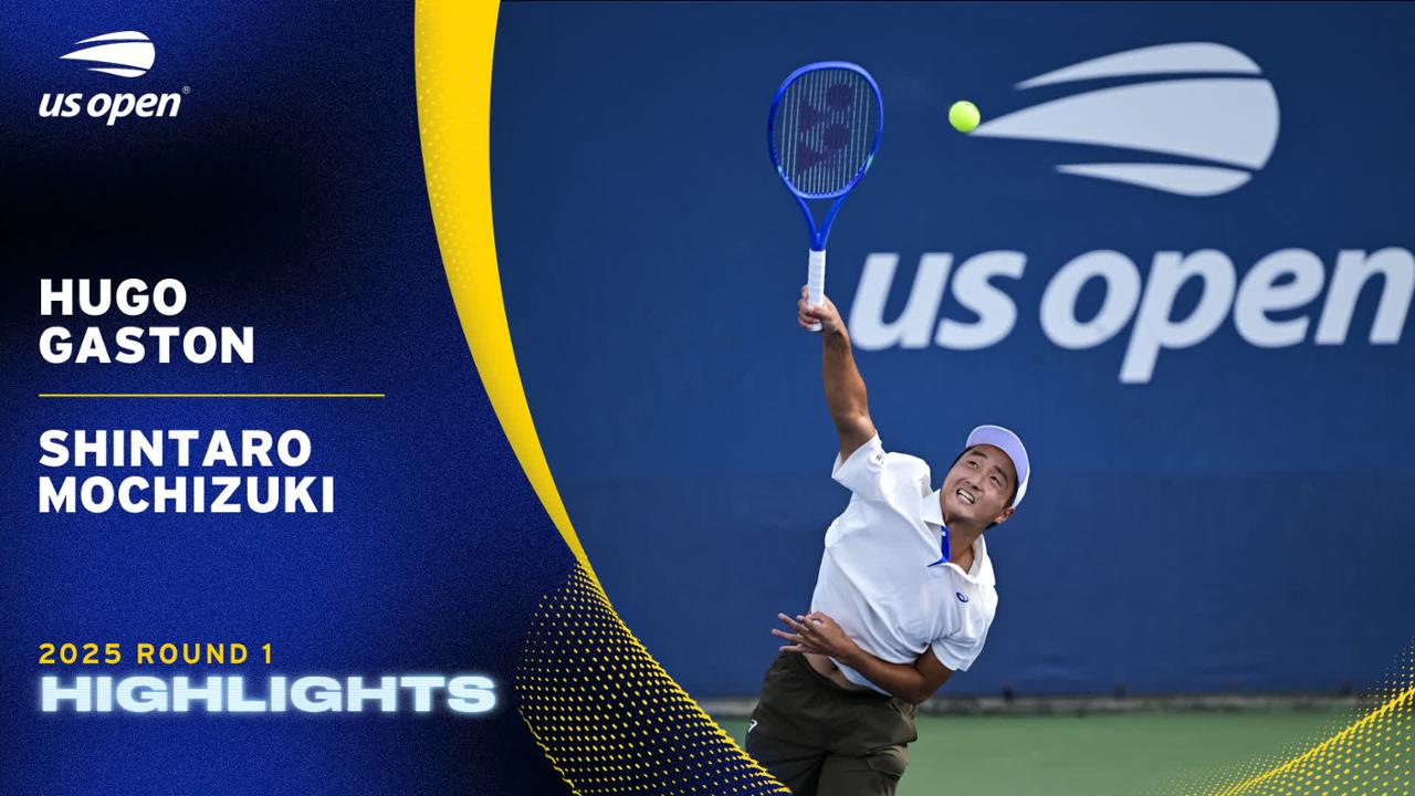 Gaston vs. Mochizuki, Round 1 - US Open Highlights & Features ...