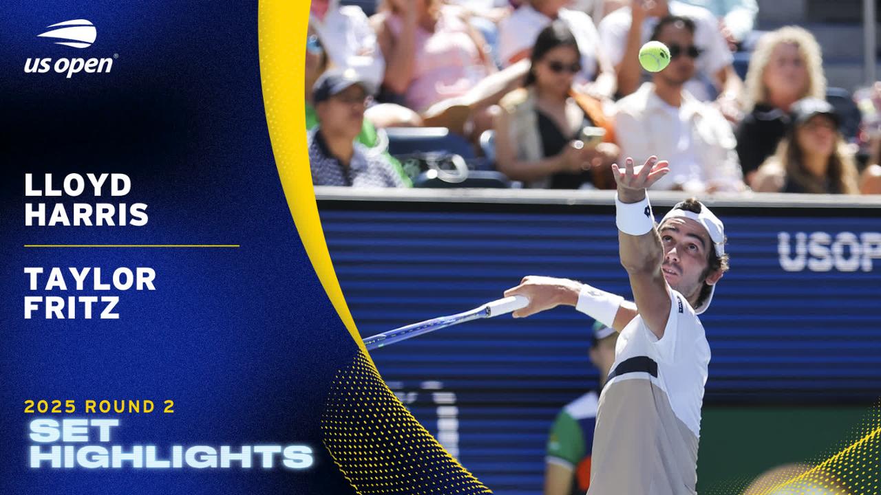 Harris vs. Fritz, Round 2, Set 1 - US Open Highlights & Features ...