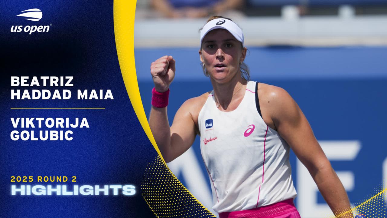Haddad Maia vs. Golubic, Round 2 - US Open Highlights & Features ...