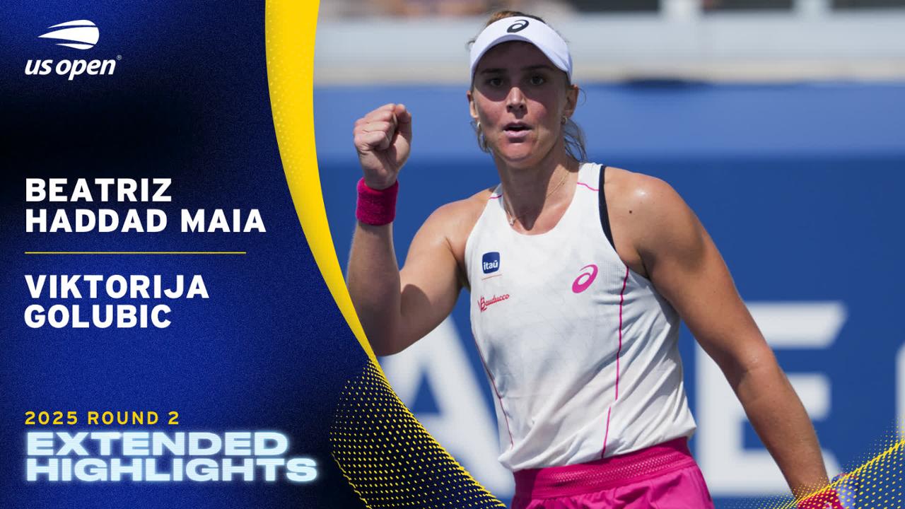 Haddad Maia vs. Golubic Extended Highlights, Round 2 - US Open ...