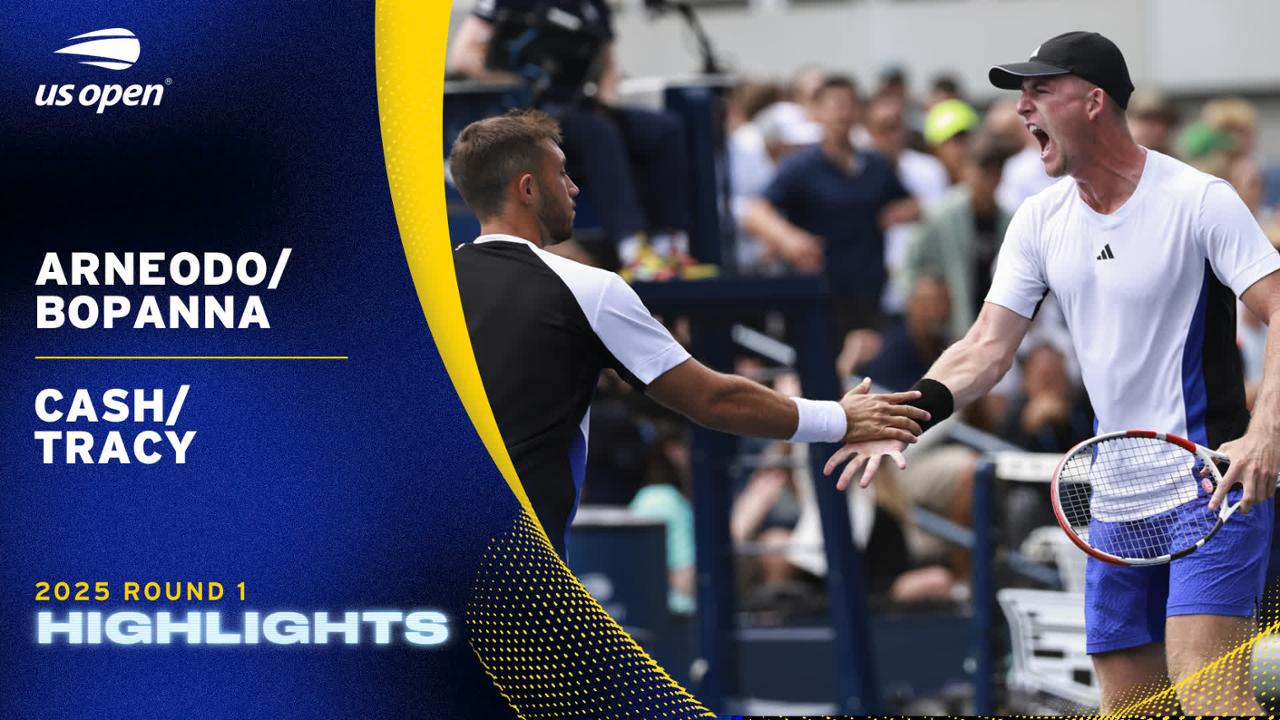 Arneodo/Bopanna vs. Cash/Tracy, Round 1 - US Open Highlights & Features ...