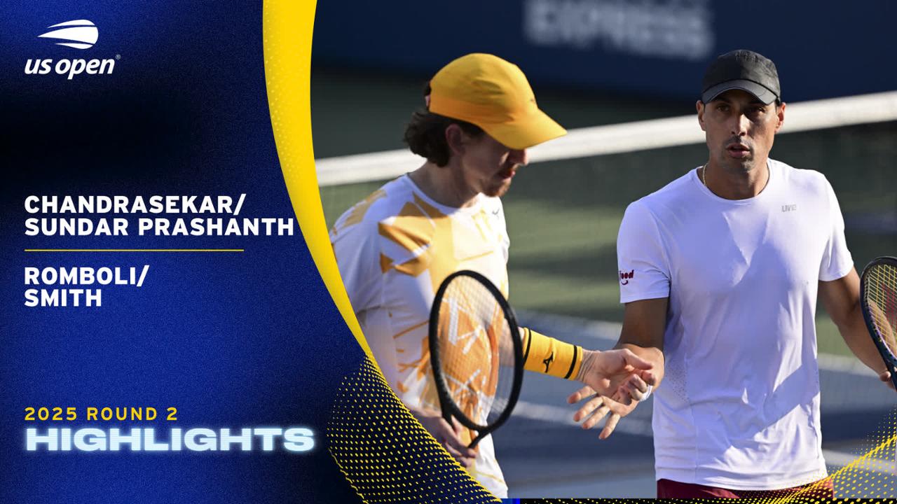 Chandrasekar/Sundar Prashanth vs. Romboli/Smith Open Round 2 - US Open ...