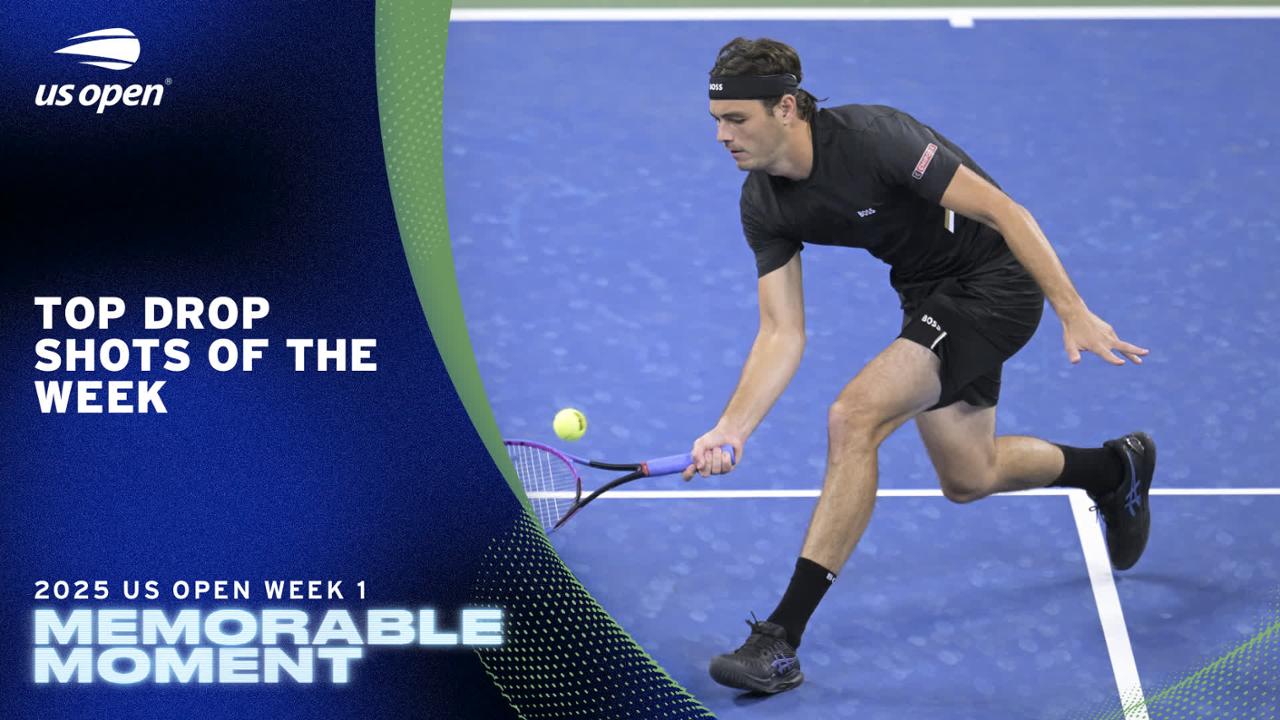Top Drop Shots of the Week - US Open Highlights & Features | Official ...