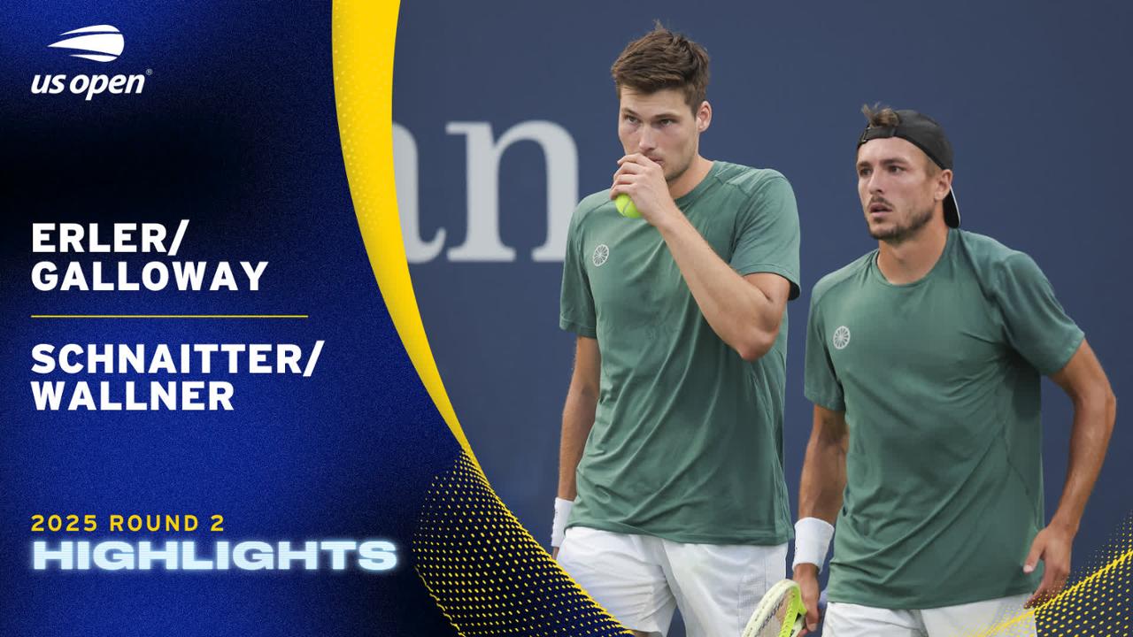 Erler/Galloway vs. Schnaitter/Wallner, Round 2 - US Open Highlights ...