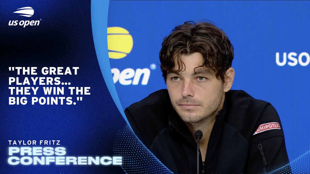 Taylor Fritz Press Conference, Quarterfinal - US Open Highlights ...