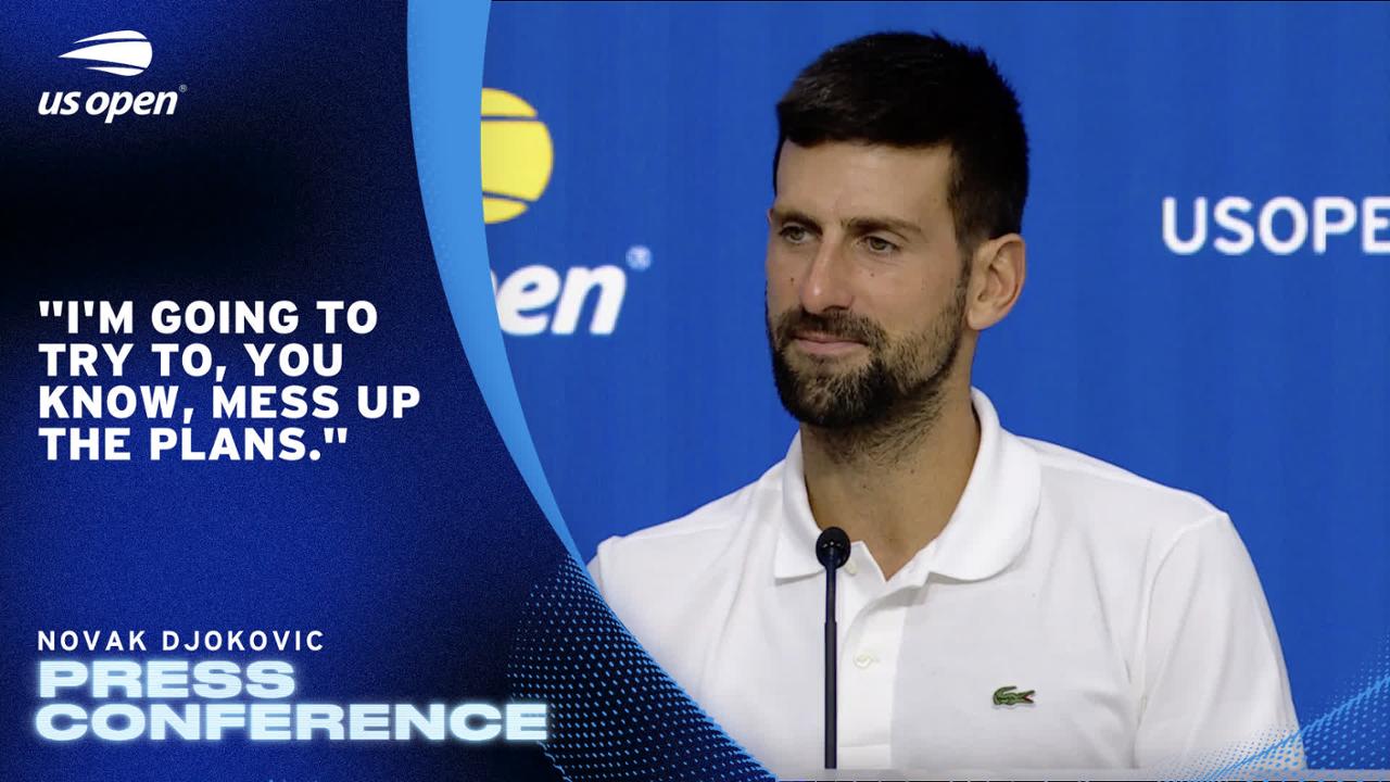 Novak Djokovic Press Conference, Quarterfinal - US Open Highlights ...
