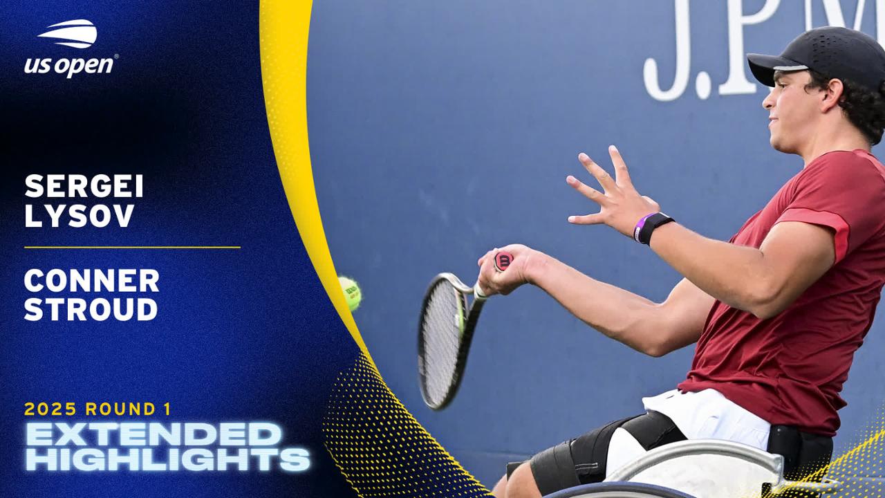 Lysov vs. Stroud, Wheelchair Singles Extended Highlights, Round 1 - US ...