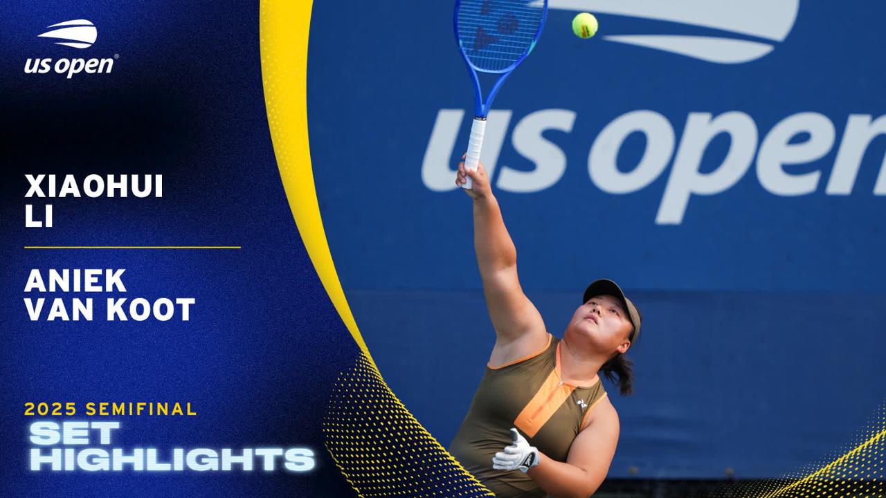 Li vs. Van Koot Wheelchair Singles, Semifinal, Set 2 - US Open ...