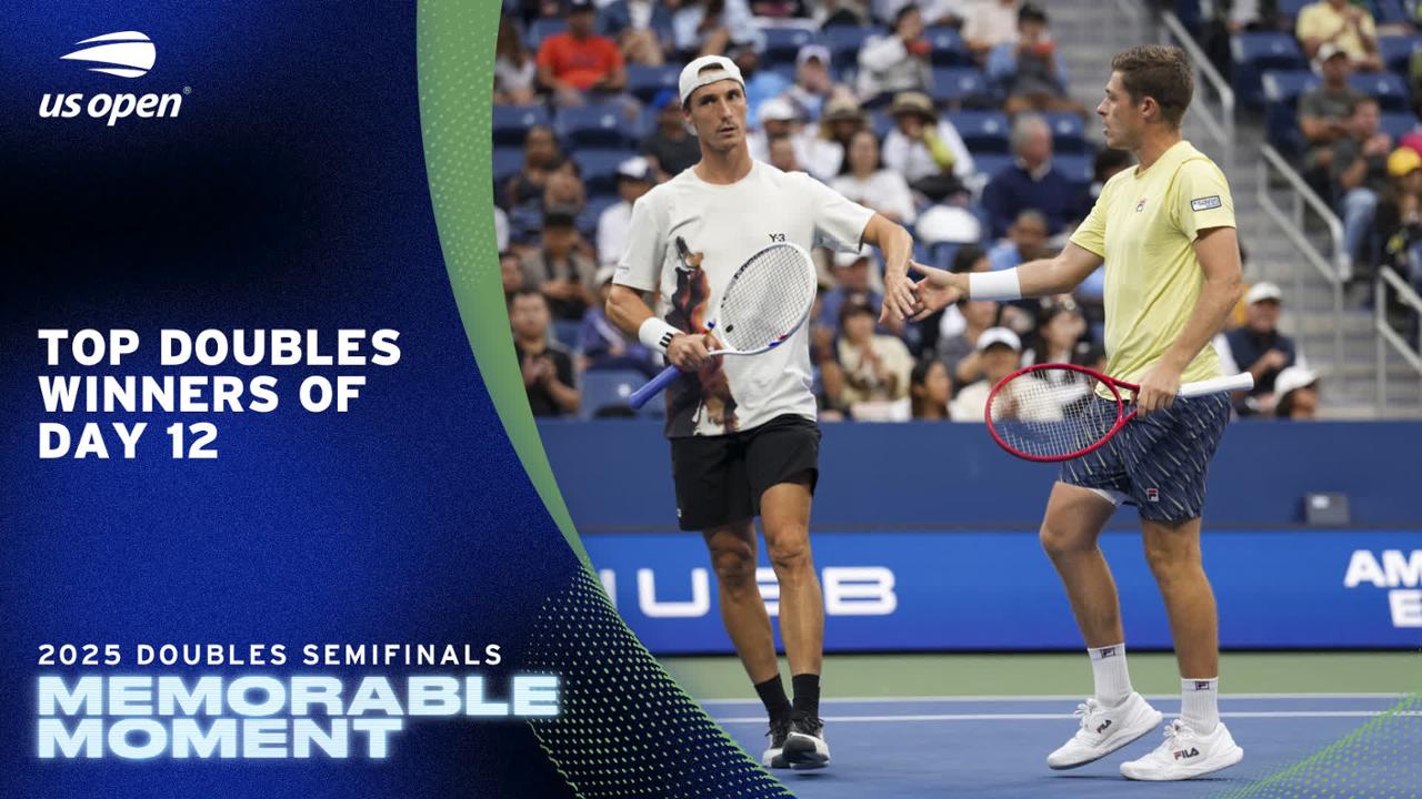Top Doubles Winners, Day 12 - US Open Highlights & Features | Official ...