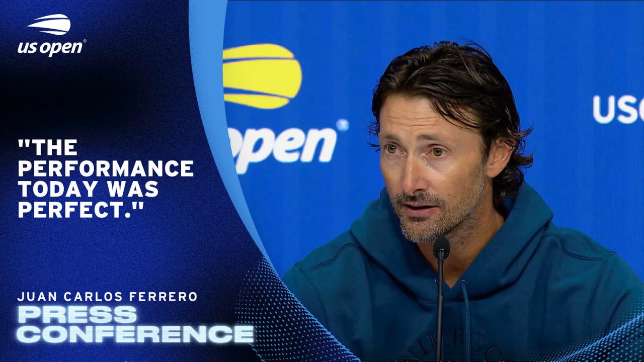 Juan Carlos Ferrero Press Conference, Men's Singles Final - US Open ...