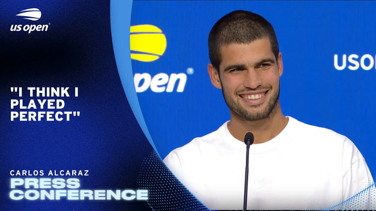 Carlos Alcaraz Press Conference, Men's Singles Final - US Open ...